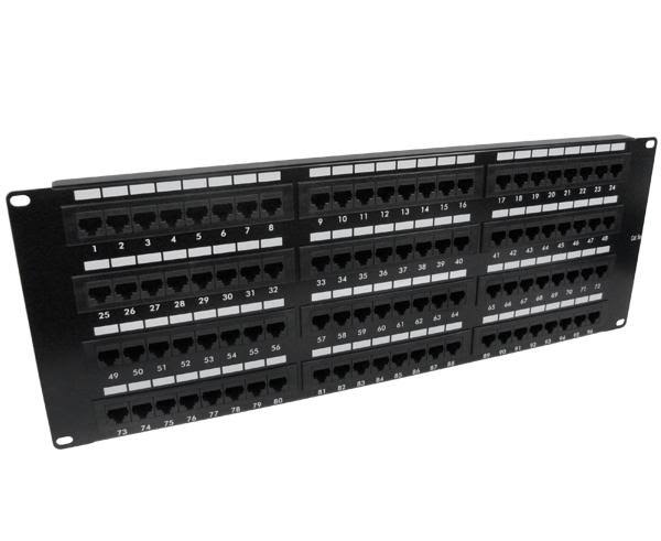Cat6 Patch PANEL, 96 Port, 4U Rack Mount - Ritoyou