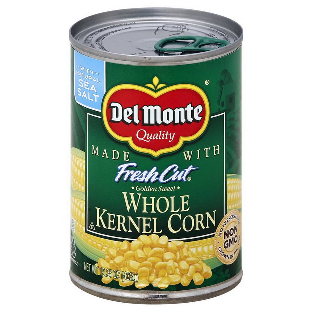 Del Monte 15.25 oz. Can Golden Sweet Whole Kernel Corn - 24/Case - Ritoyou