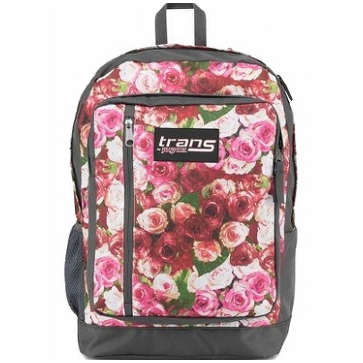 Trans by Jansport Megahertz II Vintage Roses Backpack School Travel ...