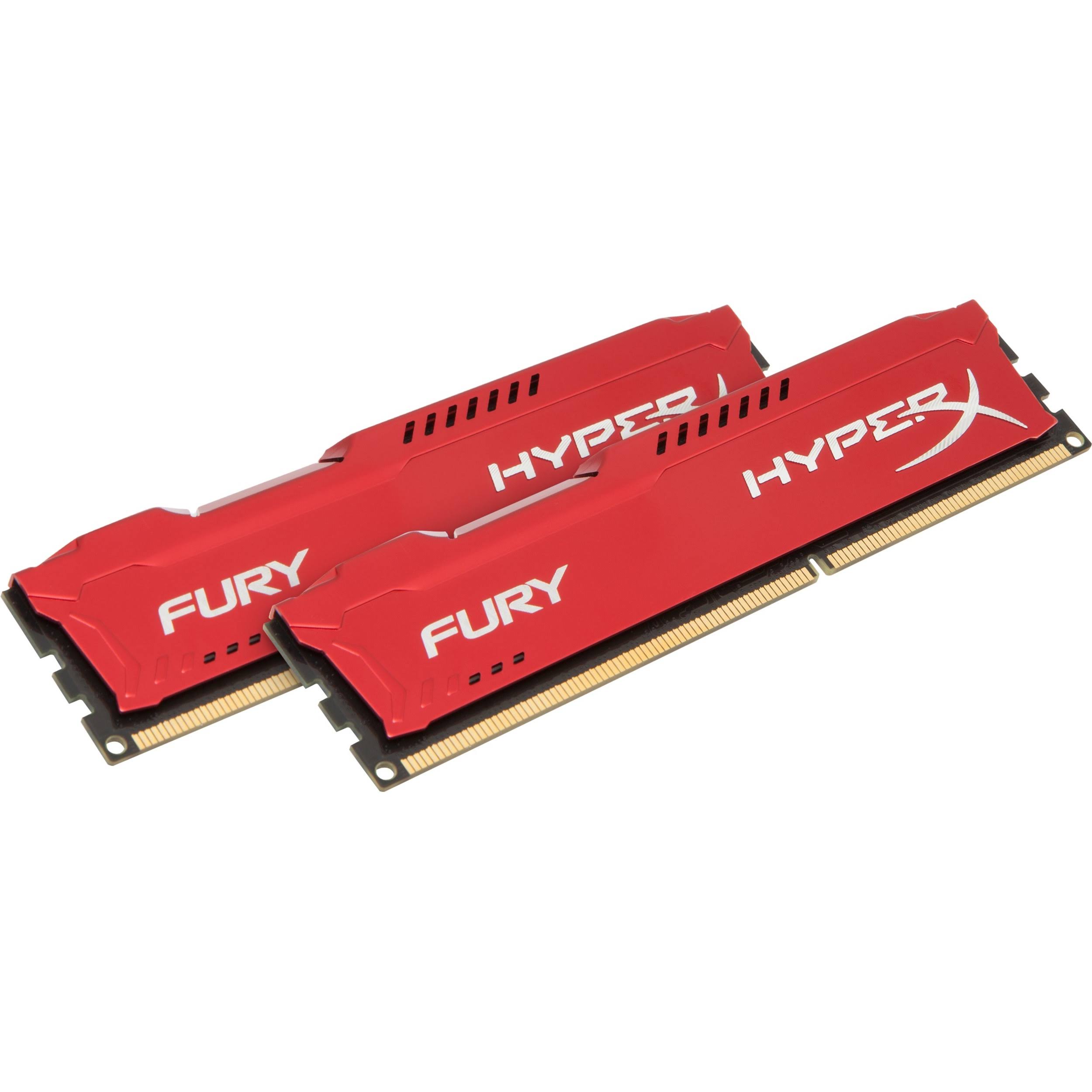 HyperX Fury Red 8GB 1600Mhz DDR3 Memory Module - Kingston - Ritoyou