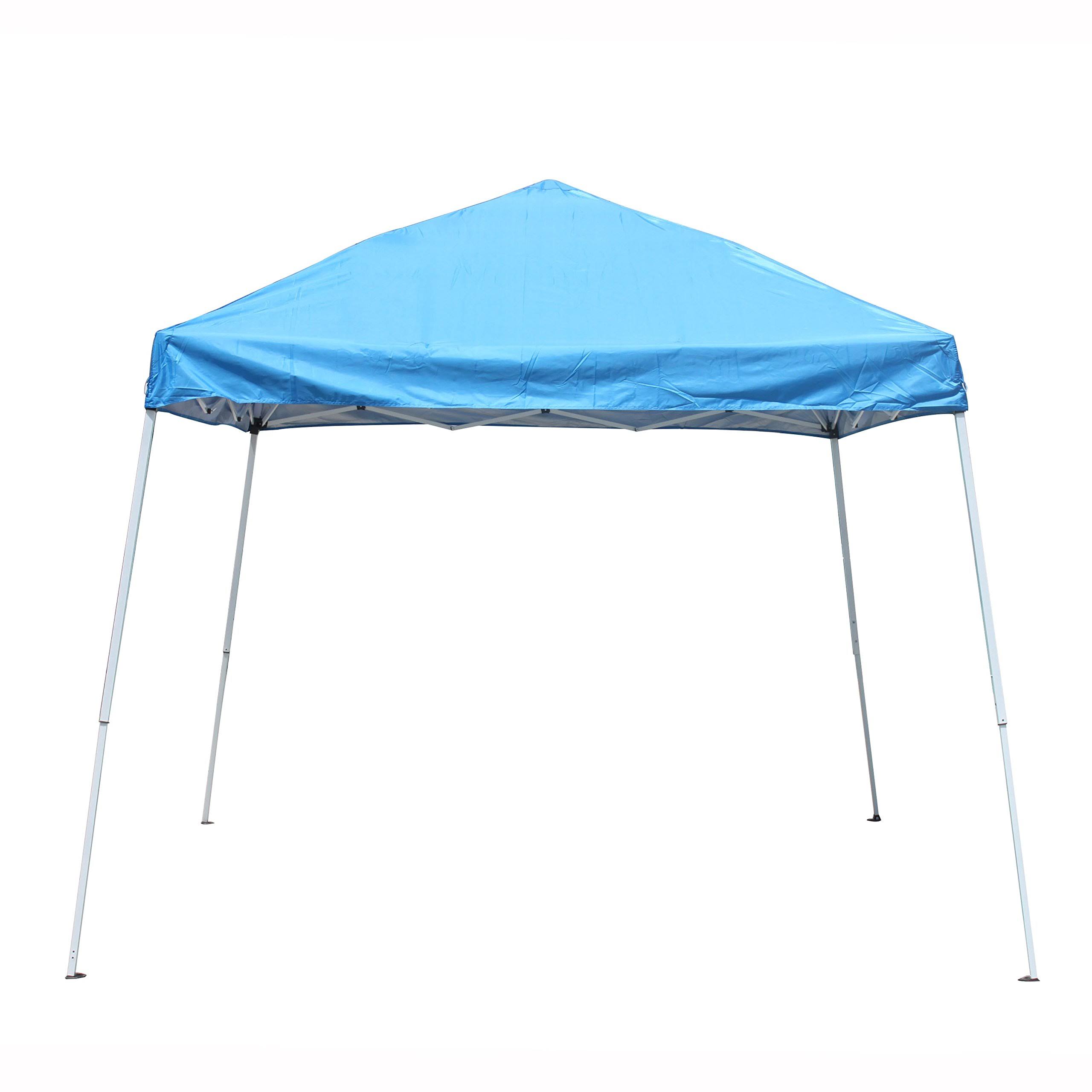 Aleko 8& x 8& Pop Up Collapsible Gazebo Canopy Tent - Blue - Ritoyou