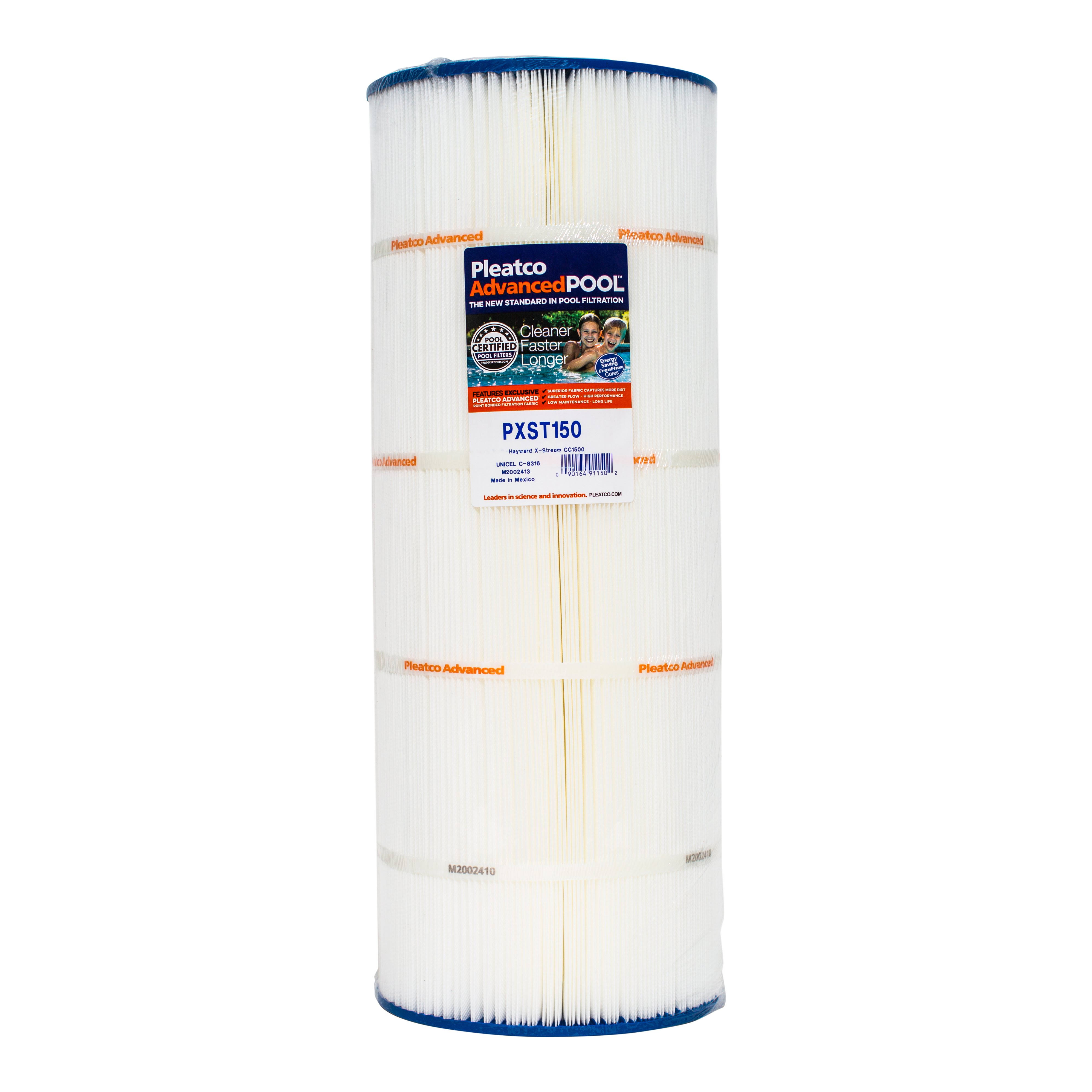 Pleatco 150 Sq Ft Replacement Pool Filter Cartridge Element for CC1500 ...