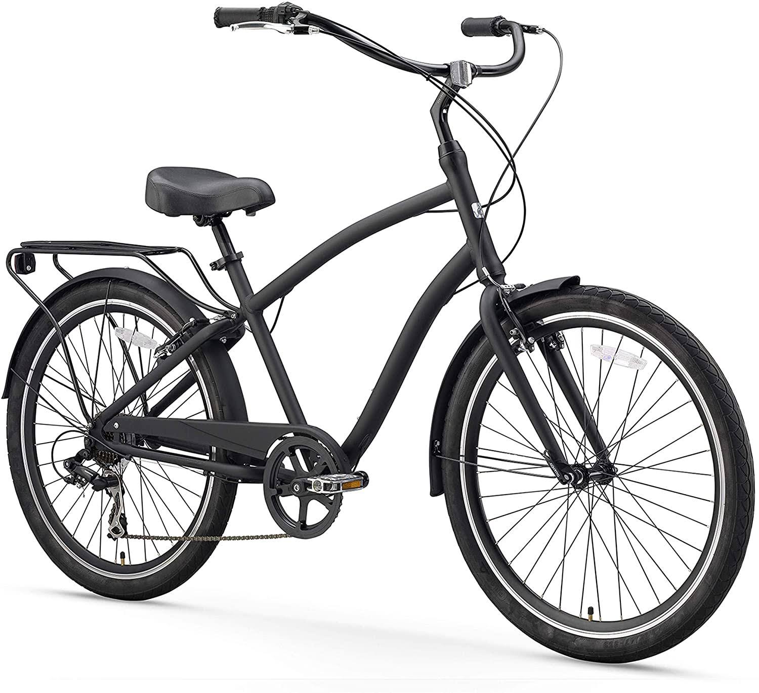 Sixthreezero EVRYjourney Steel Men&s Hybrid Bike with Rear Rack, 26 ...