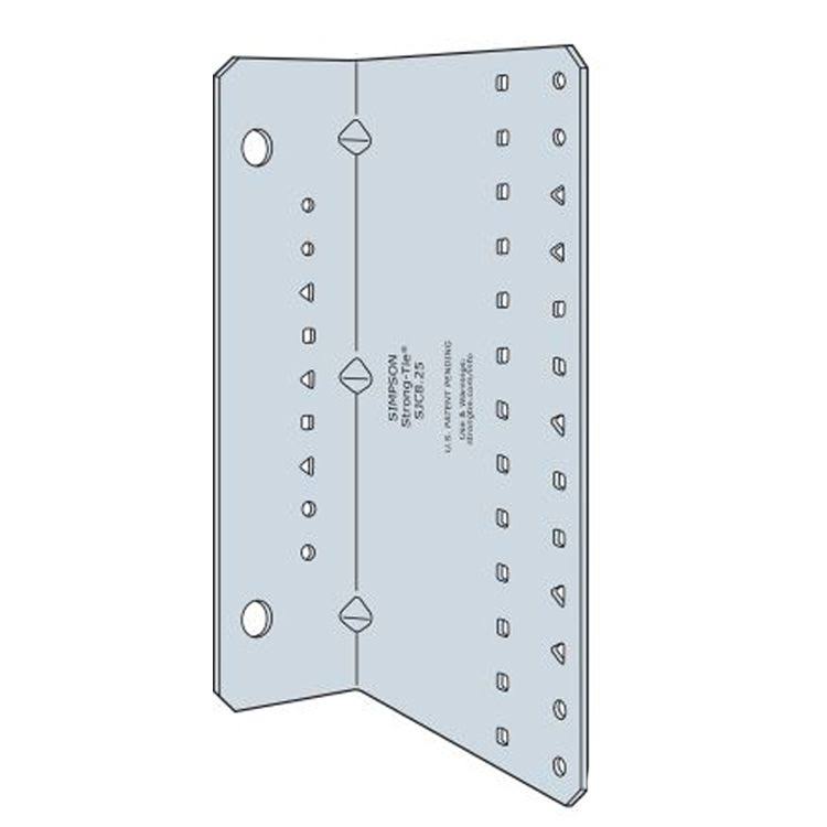 Simpson Strong-Tie msjc8.25-r15 steel-joist Connectors 8-1/4x22 - Ritoyou
