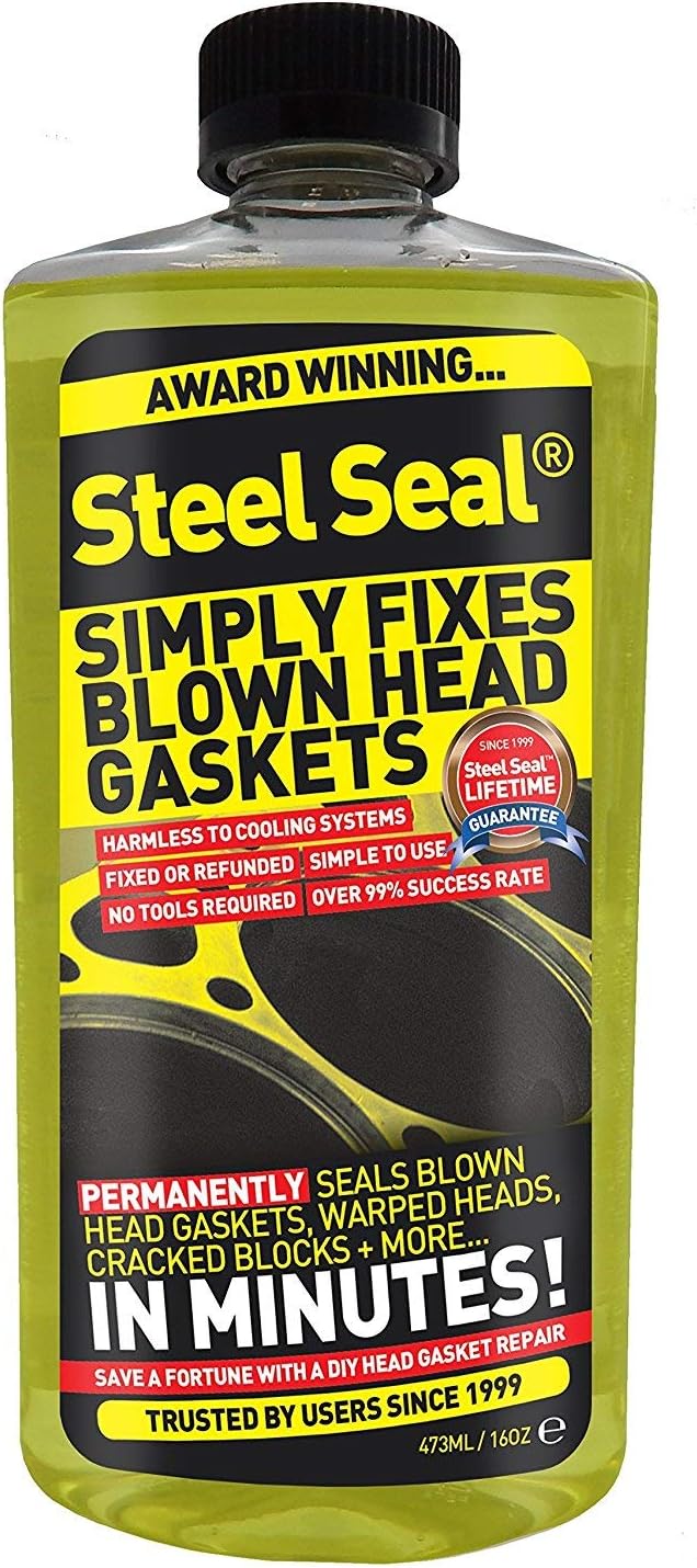 STEEL SEAL Blown Head Gasket Fix Repair Sealer for 4 Cylinder Engines ...