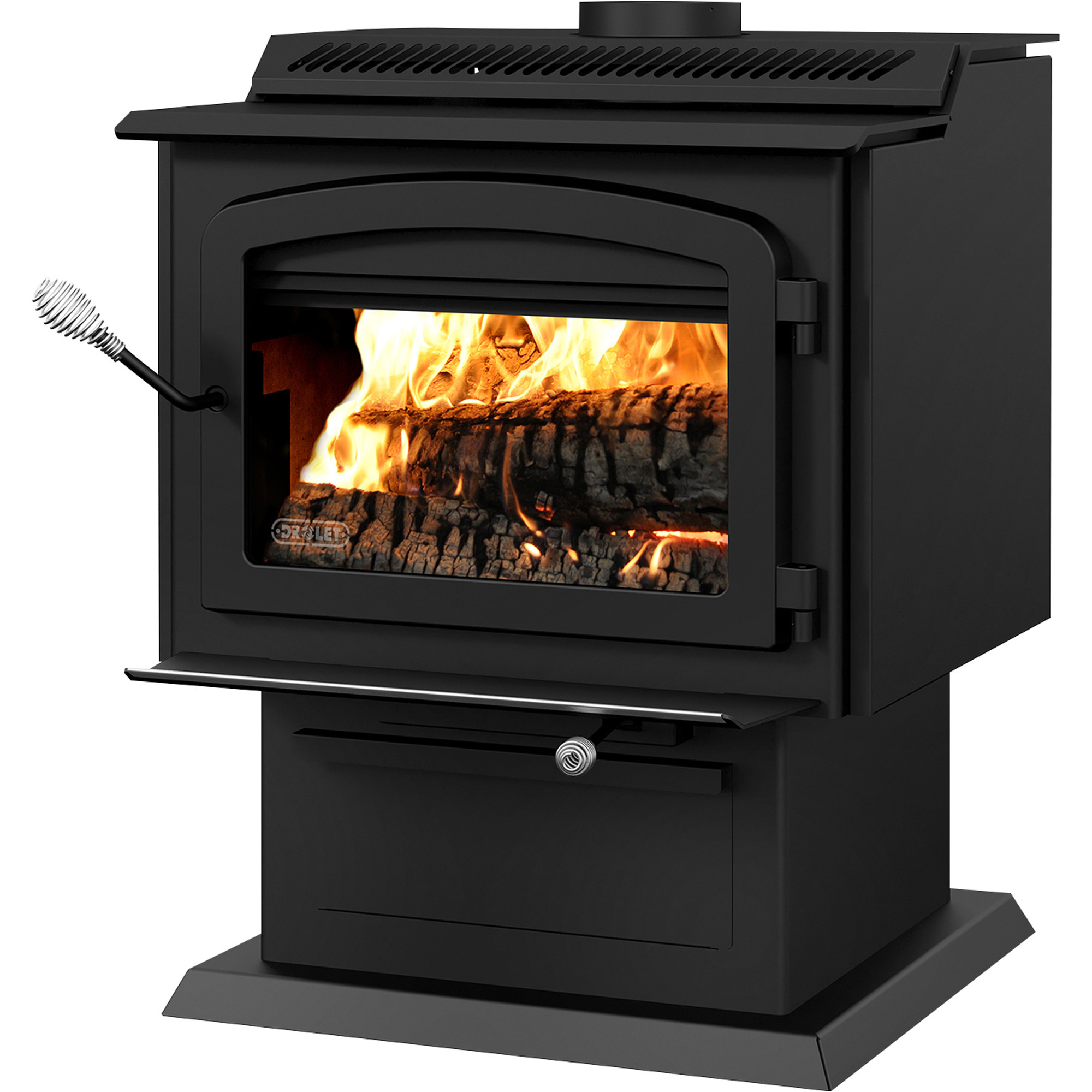 Drolet HT-3000 Wood Stove, 110,000 BTU, EPA 2020 Certified, Model ...
