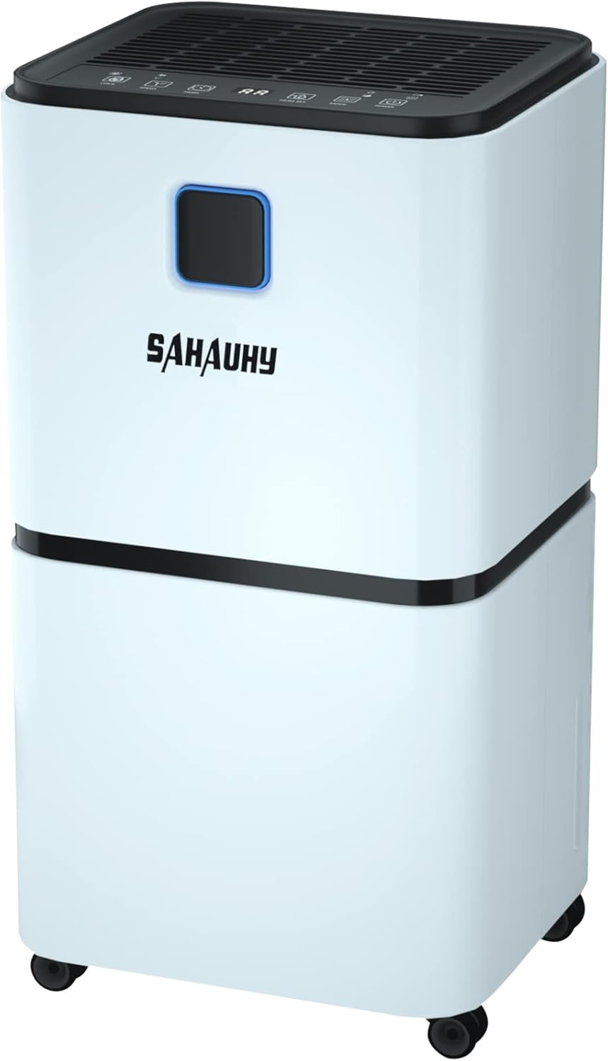 SAHAUHY 1500 Sq Ft Dehumidifier with Drain Hose,Dehumidifier for ...